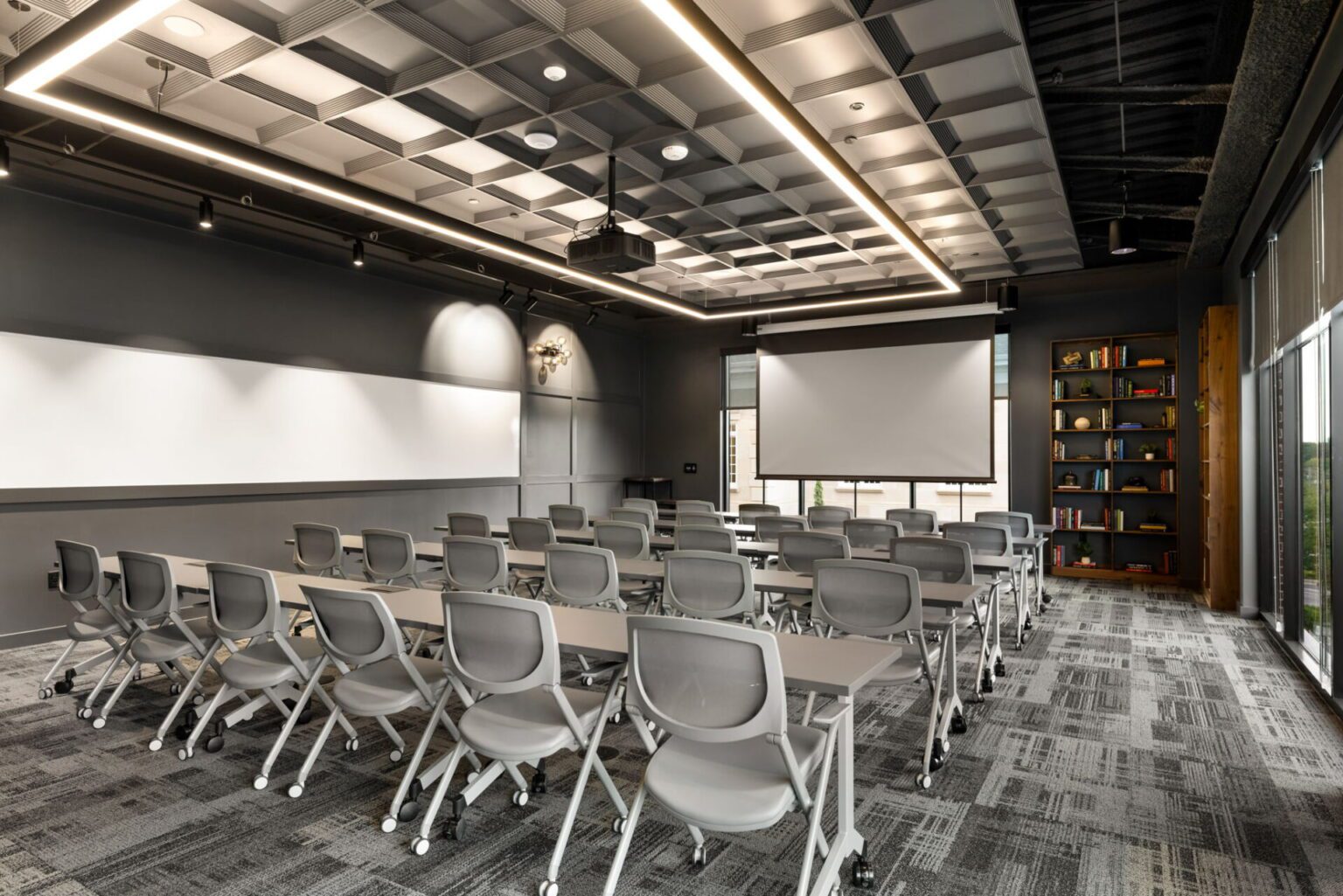 Library - Training Room - Roam Peachtree Corners